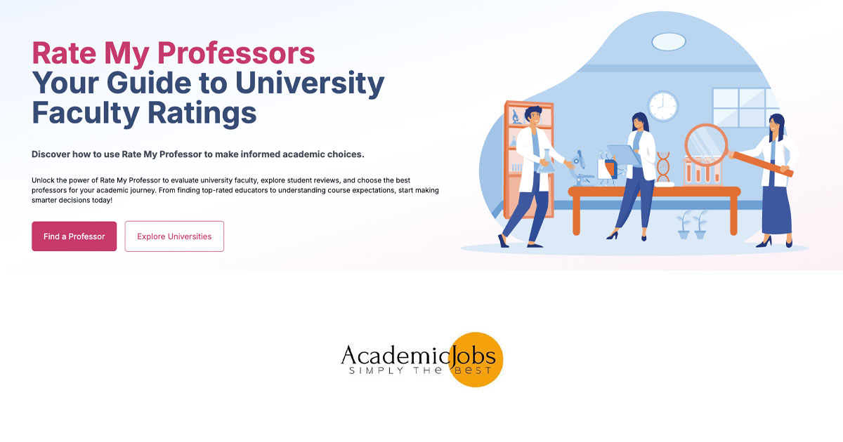 Rate My Professors Helping Students Evaluate Faculty